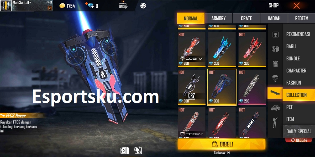 20 Skin Surfboard Terkeren Free Fire (FF) – Esportsku
