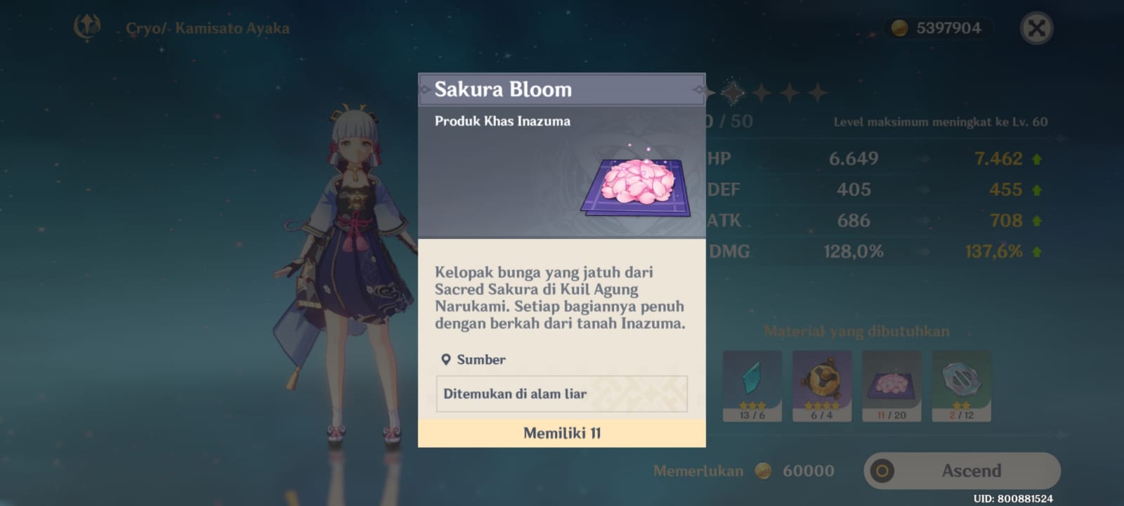 Cara Mendapatkan Sakura Bloom Genshin Impact – Esportsku