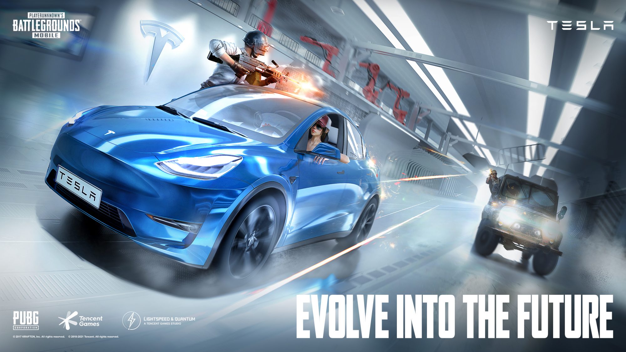 Berkendara dengan Fitur Autopilot Mobil Tesla di PUBG Mobile – Esportsku