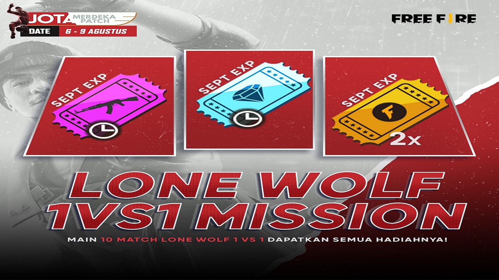 3 Tiket Royale Dari Lone Wolf Free Fire (FF), Gratis! – Esportsku