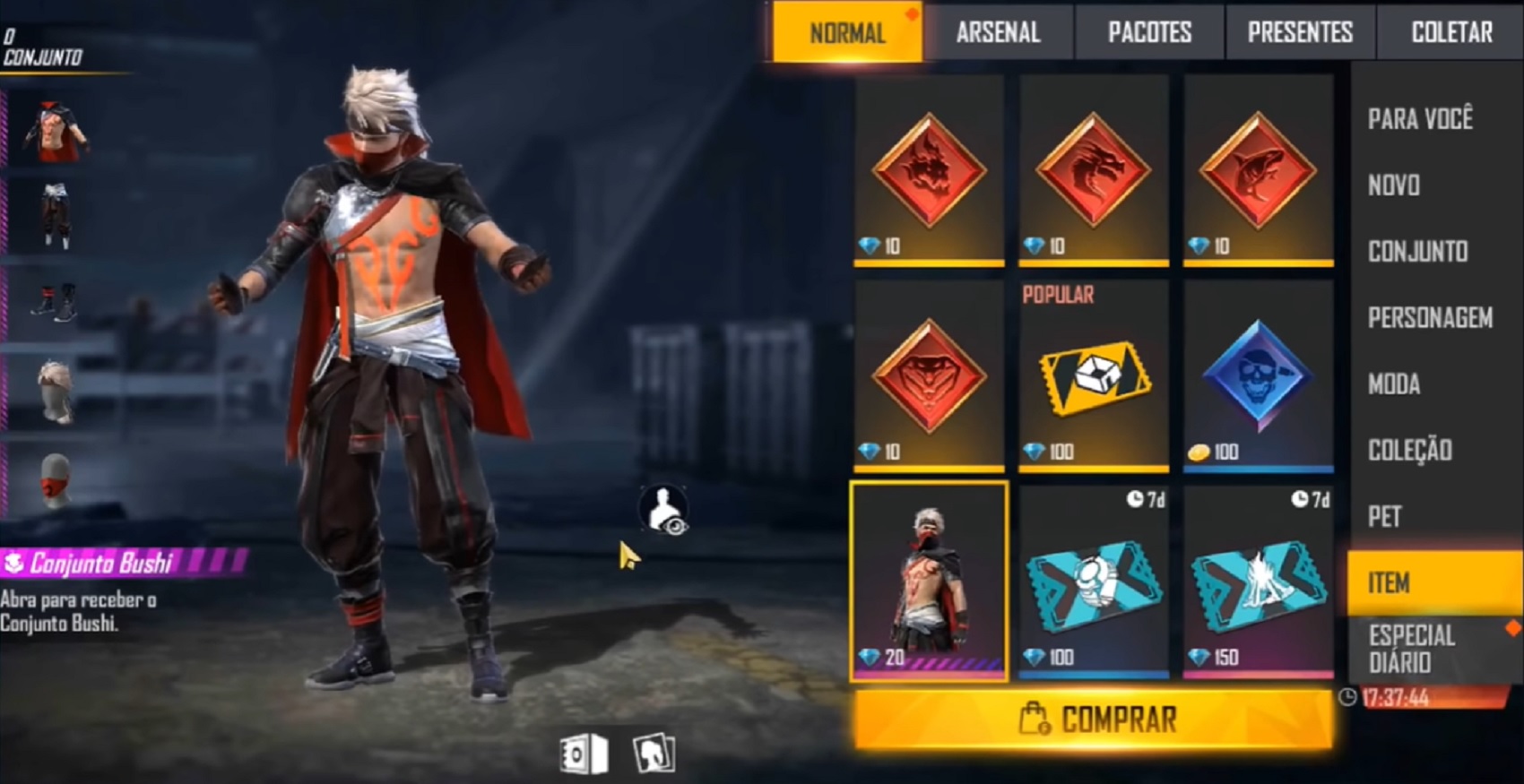 Bocoran Bundle Bushi Ninja Free Fire (FF) – Esportsku