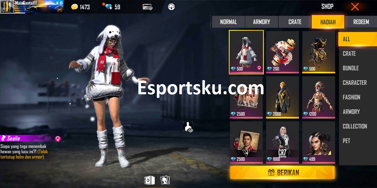 5 Item Baru Gift Shop Free Fire (FF) – Esportsku