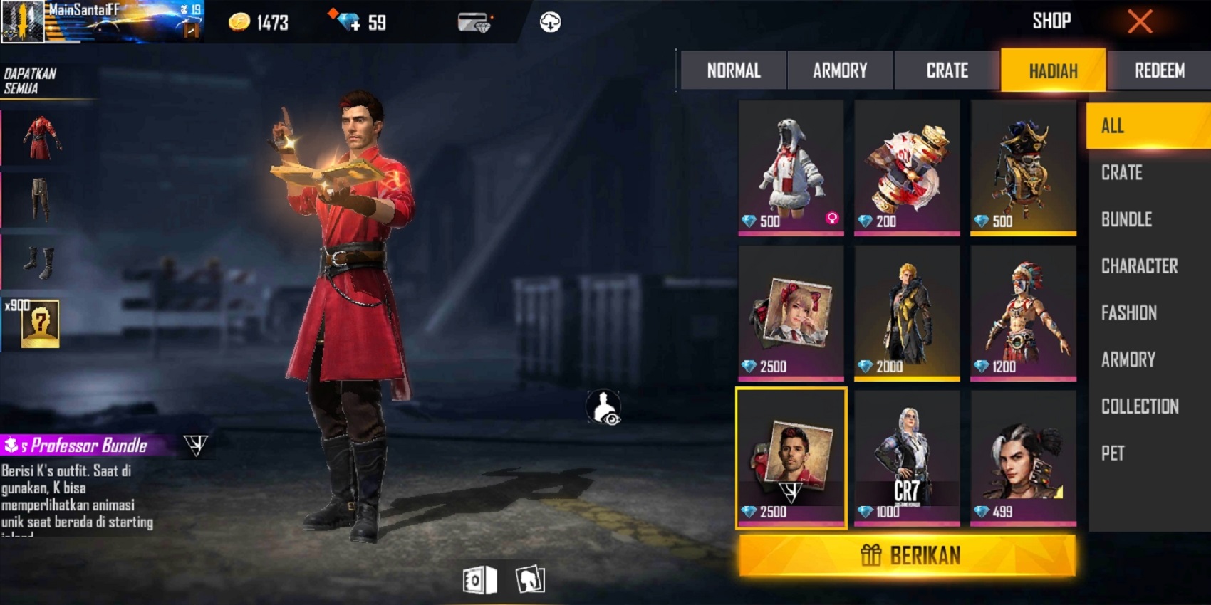 5 Item Baru Gift Shop Free Fire (FF) – Esportsku