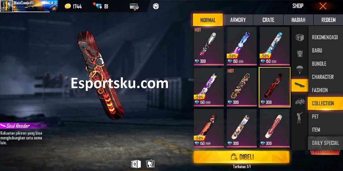 Cara Mendapatkan Soul Reader Free Fire (FF) – Esportsku