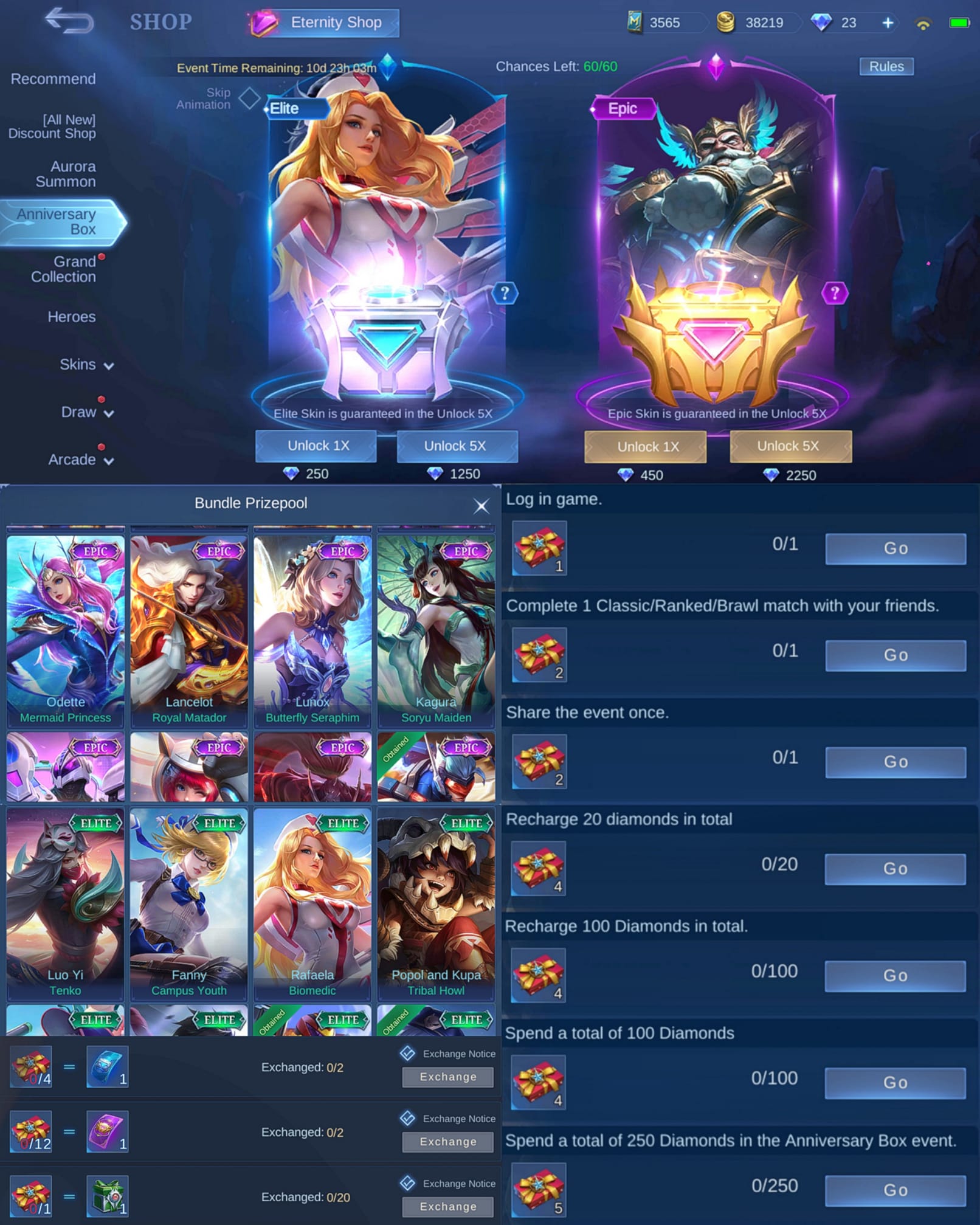 Event Anniversary Box Mobile Legends (ML), Bisa Dapat Skin Gratis ...