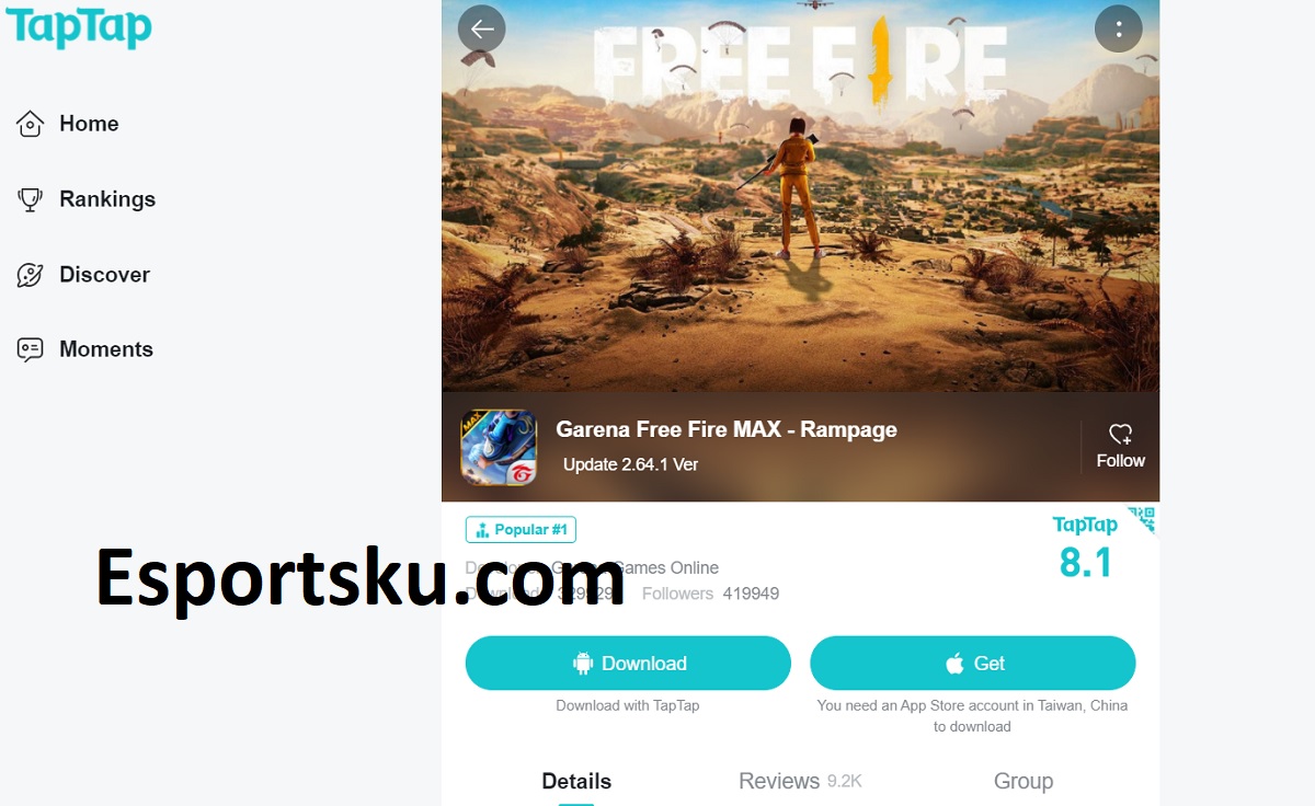 Cara Tap Tap FF Max Di Tap Tap Io Free Fire – Esportsku