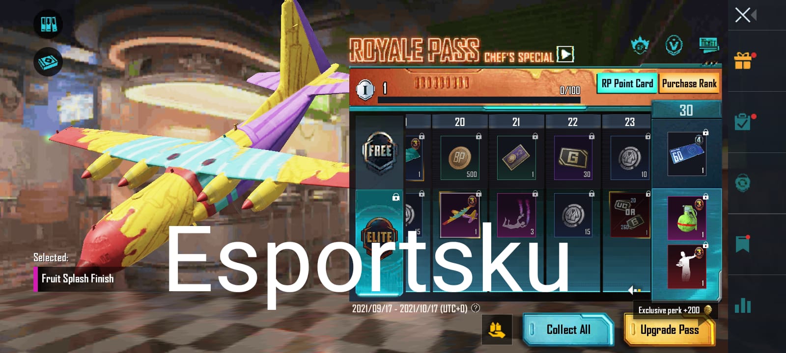 RP Rewards Royale Pass Month 3 Chef's Special PUBG Mobile – Esportsku