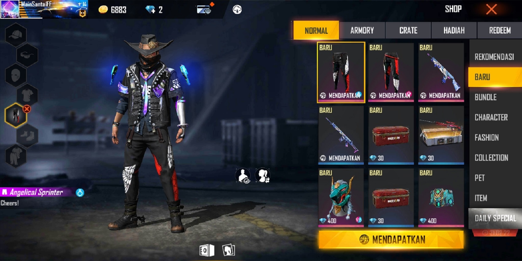 Angel Merah FF, Bundle Keren Terbaru Garena Free Fire – Esportsku