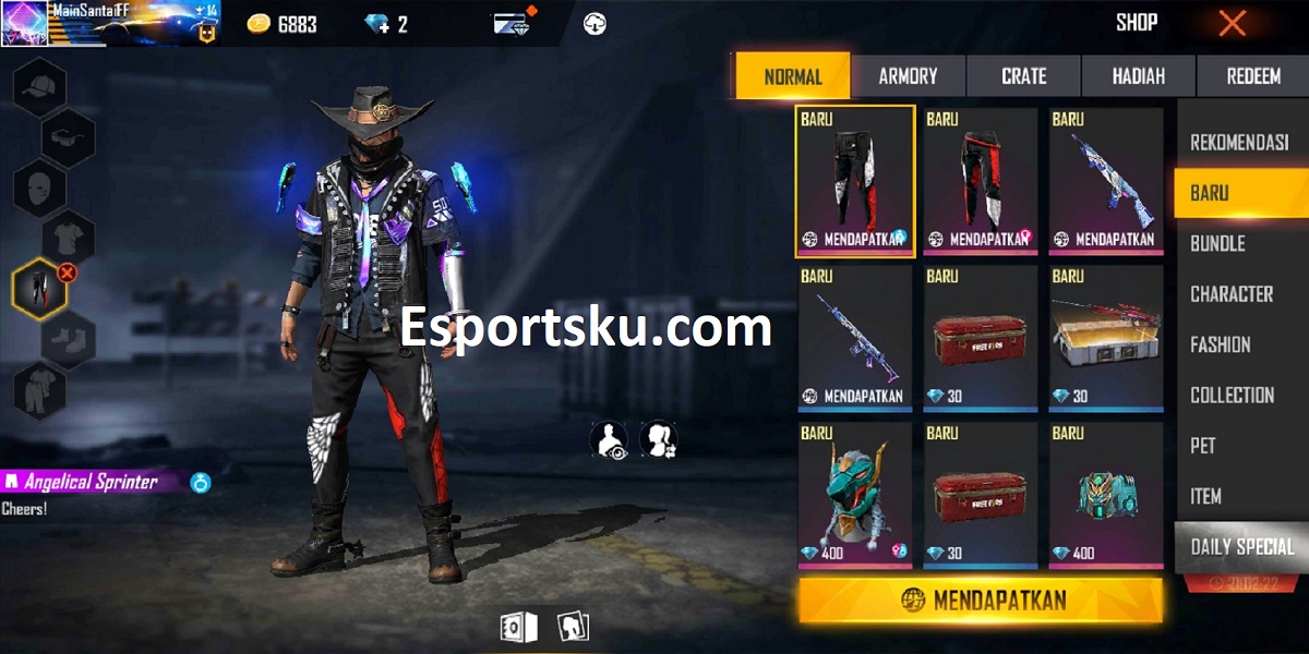 Angel Merah FF, Bundle Keren Terbaru Garena Free Fire – Esportsku