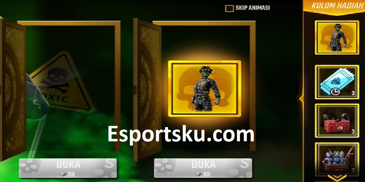 Skin Free Fire Skull Punker dan Rajawali di Kode Redeem FF Terbaru ...