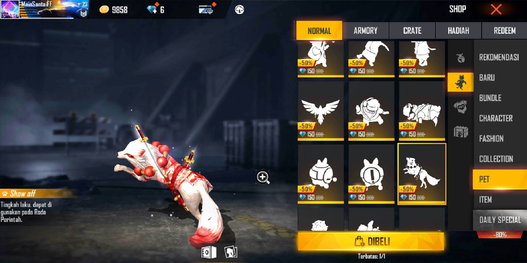 Cara Mendapatkan Emote Show Off Spirit Fox Free Fire (FF) – Esportsku