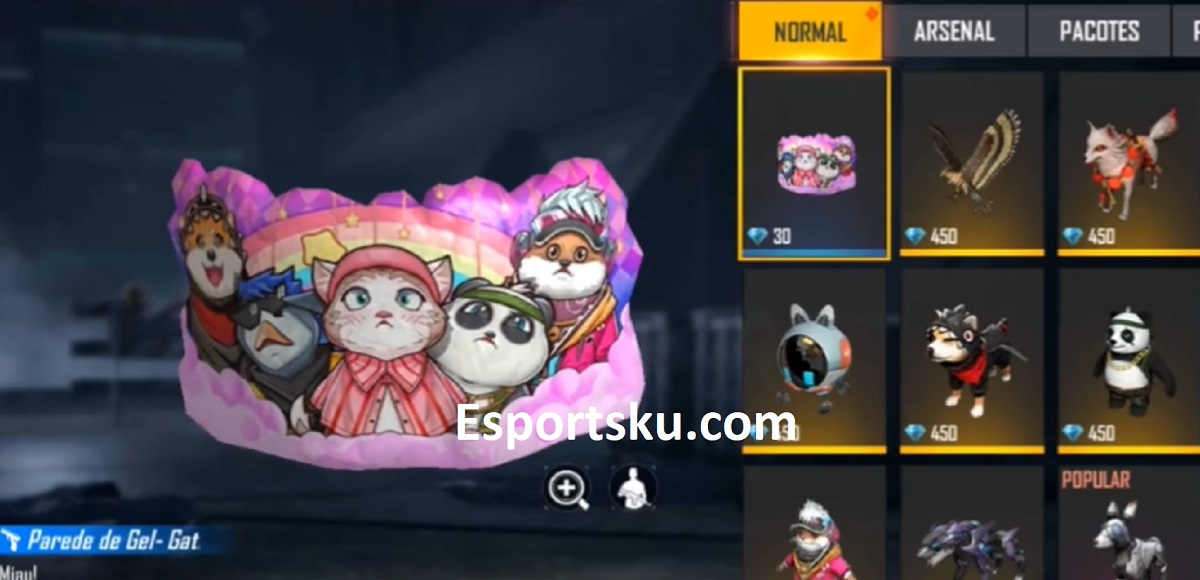 Cara Mendapatkan Gloo Wall Pinky Kitten Free Fire (FF) – Esportsku