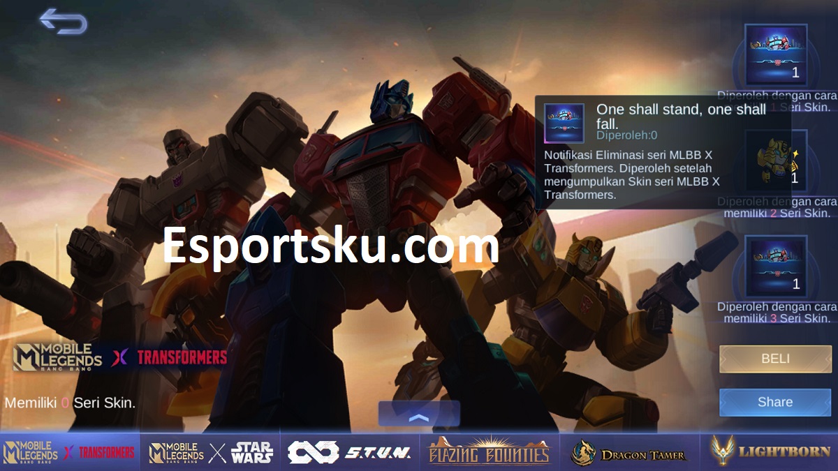 Cara Mendapatkan Notifikasi Kill Transformers Mobile Legends (ML ...
