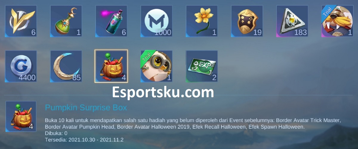 Fungsi Pumpkin Surprise Box Mobile Legends (ML) – Esportsku