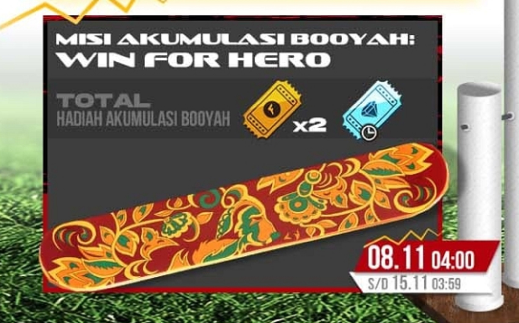 Cara Mendapatkan Skin Surfboard Painted Wings Free Fire (FF) – Esportsku