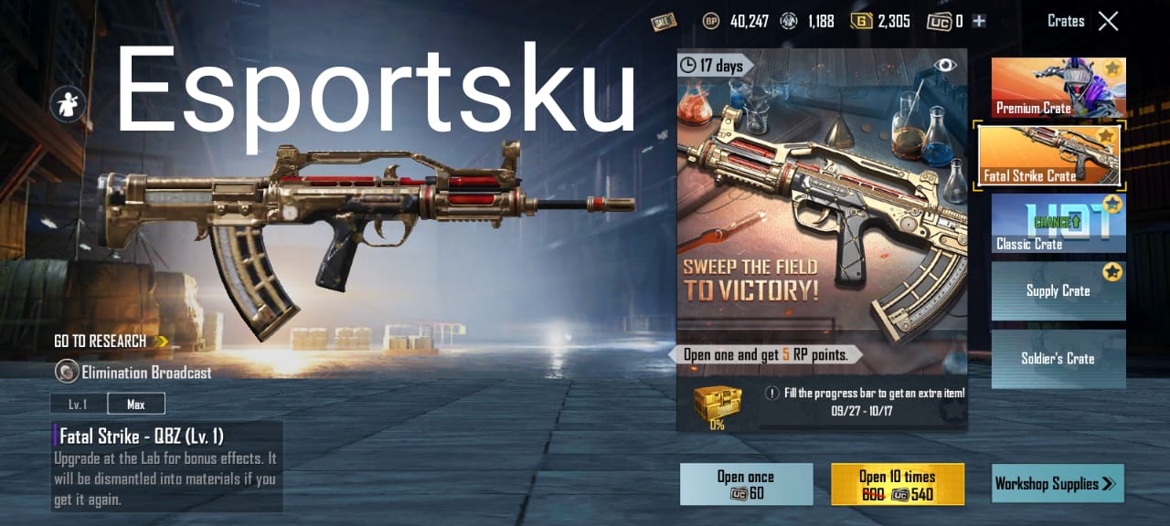 Skin Fatal Strike QBZ Tersedia di PUBG Mobile, Inilah Cara ...