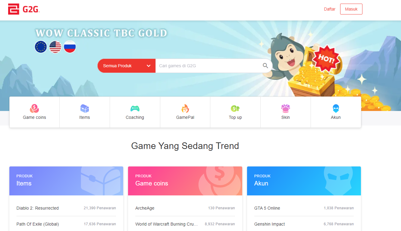 8 Marketplace Game Terbaik 2021 Buat Beli Item Gaming – Esportsku