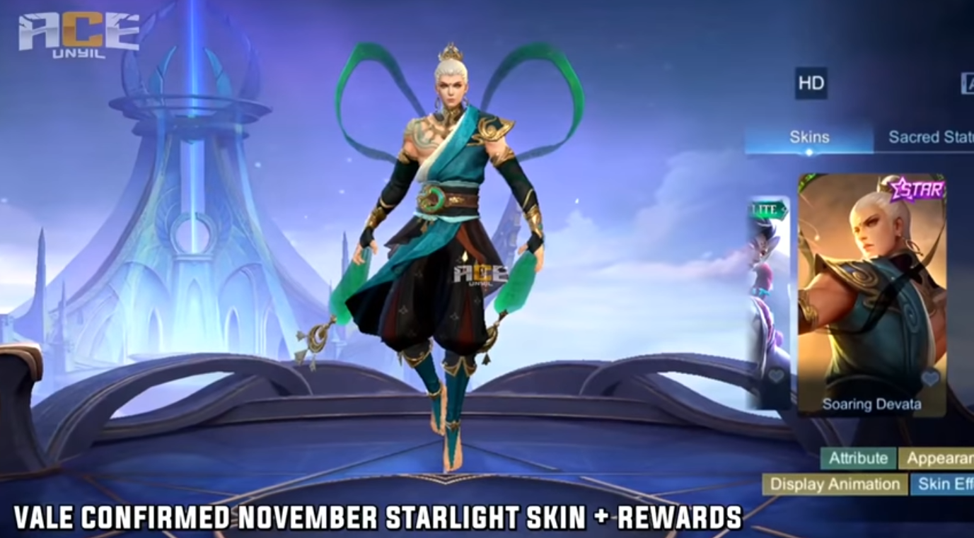Bocoran Skin Vale Starlight Mobile Legends November 2021 – Esportsku
