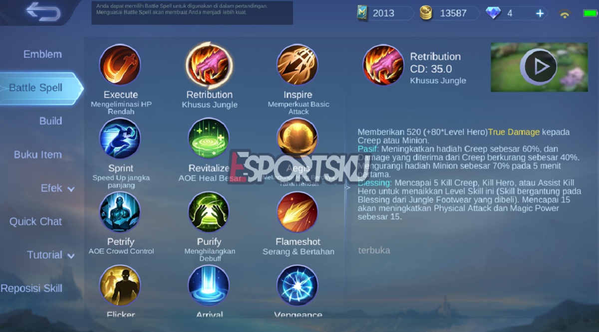 5 Battle Spell Terbaik Hero Aulus Mobile Legends (ML) – Esportsku