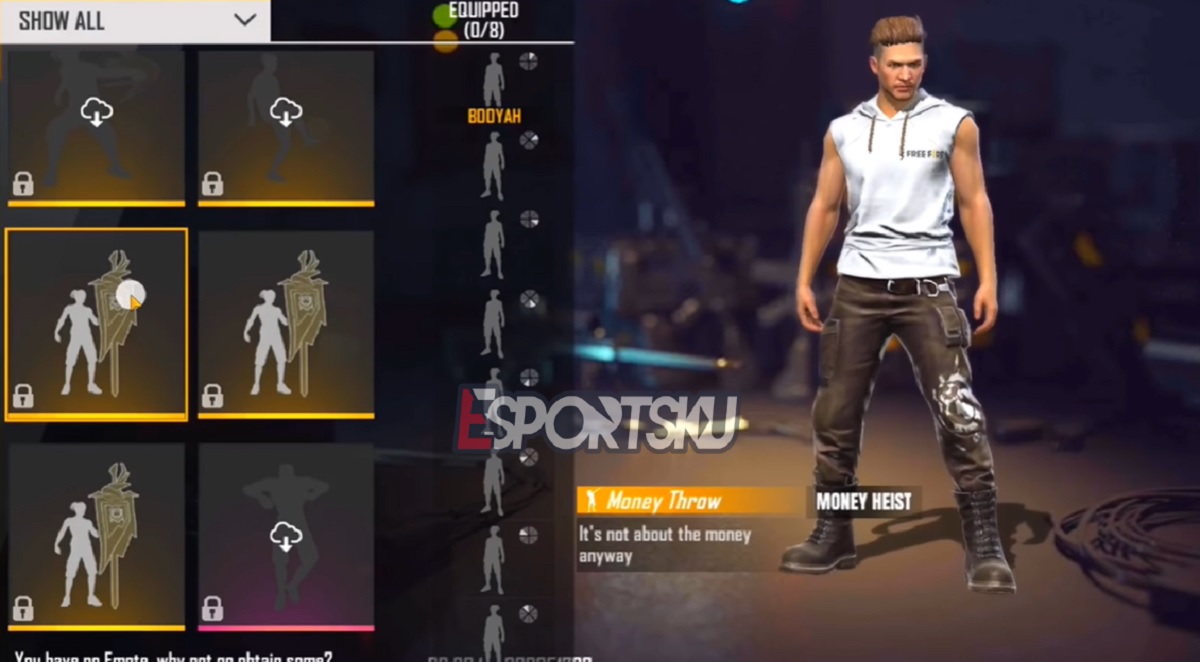 Cara Mendapatkan Emote Money Throw Free Fire (FF) – Esportsku