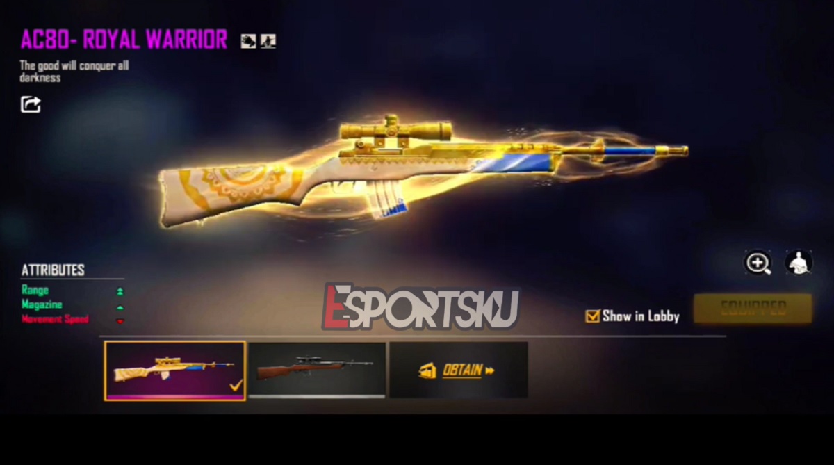 8 Kelebihan Dan Kekurangan Senjata AC80 Free Fire (FF) – Esportsku