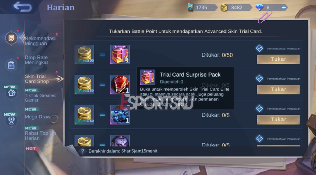 How to Get Skin Epic Claude Mobile Legends (ML) Using Battle Points ...