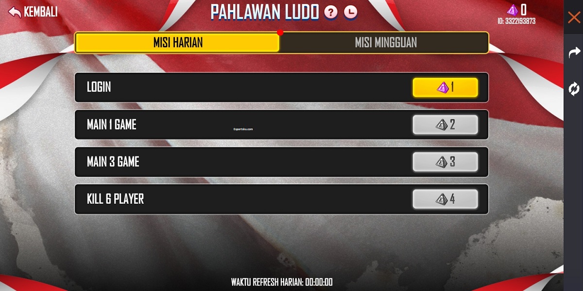 Cara Mendapatkan Token Ludo Pahlawan Free Fire (FF) – Esportsku