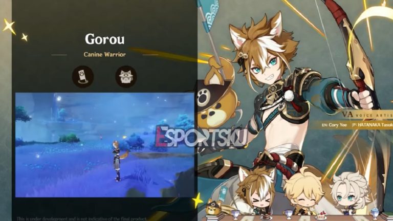 Rekomendasi Build Dan Senjata Gorou Genshin Impact – Esportsku
