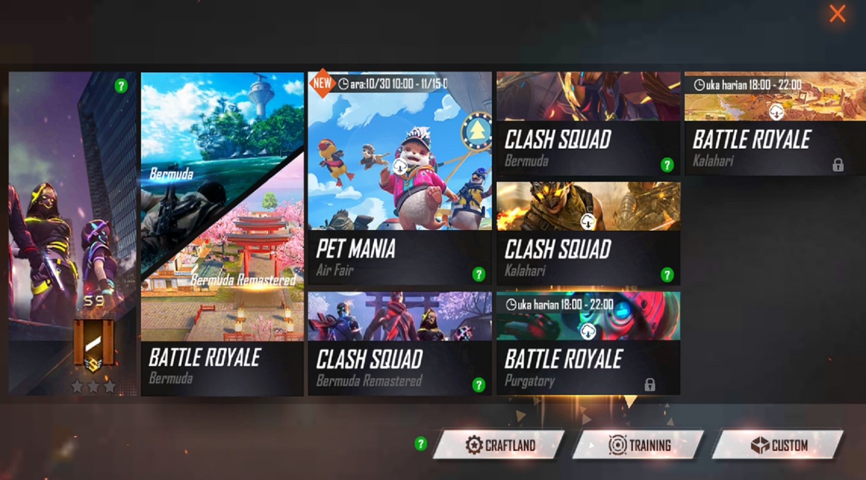 Kapan Mode CS Purgatory Free Fire (FF) Rilis? – Esportsku