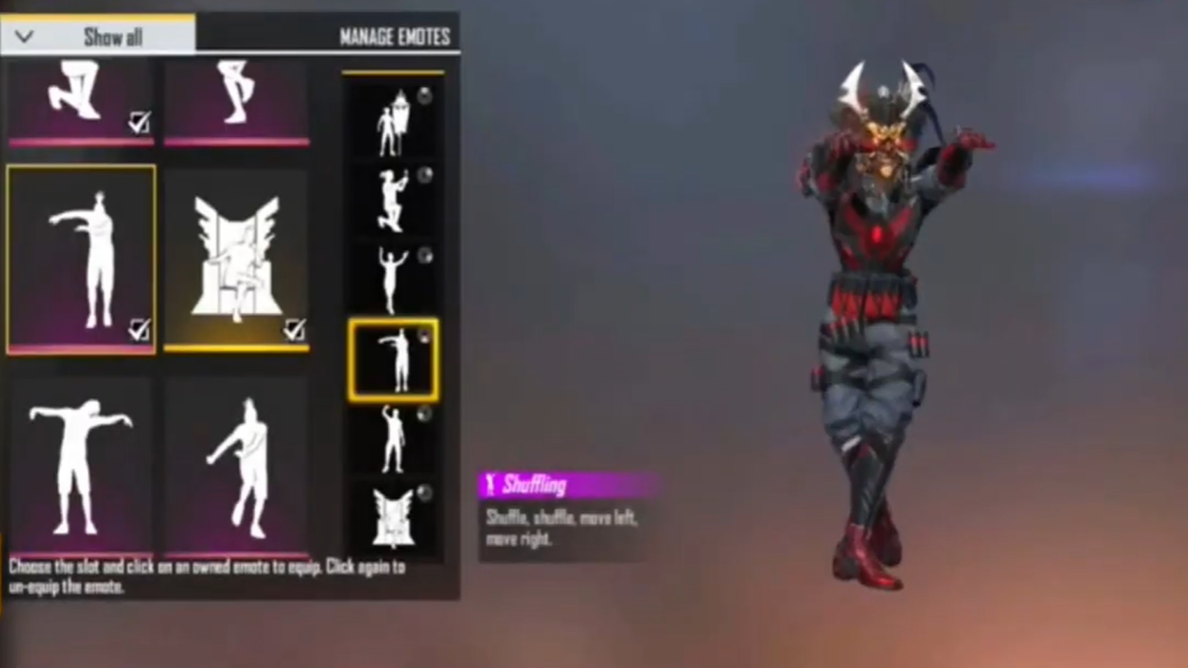 Kode Redeem Emote Shuffling Free Fire (FF) – Esportsku
