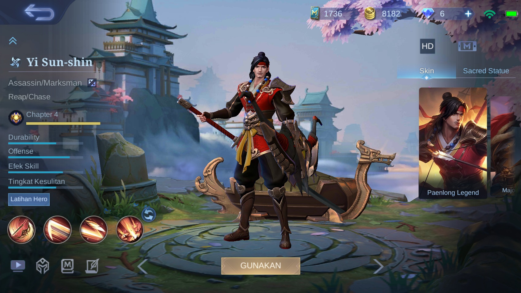 7 Skin Yi Shun Sin Mobile Legends (ML) Terbaik – Esportsku