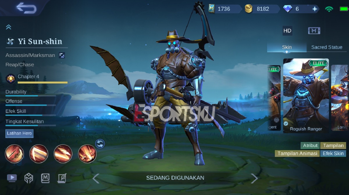 7 Skin Yi Shun Sin Mobile Legends (ML) Terbaik – Esportsku