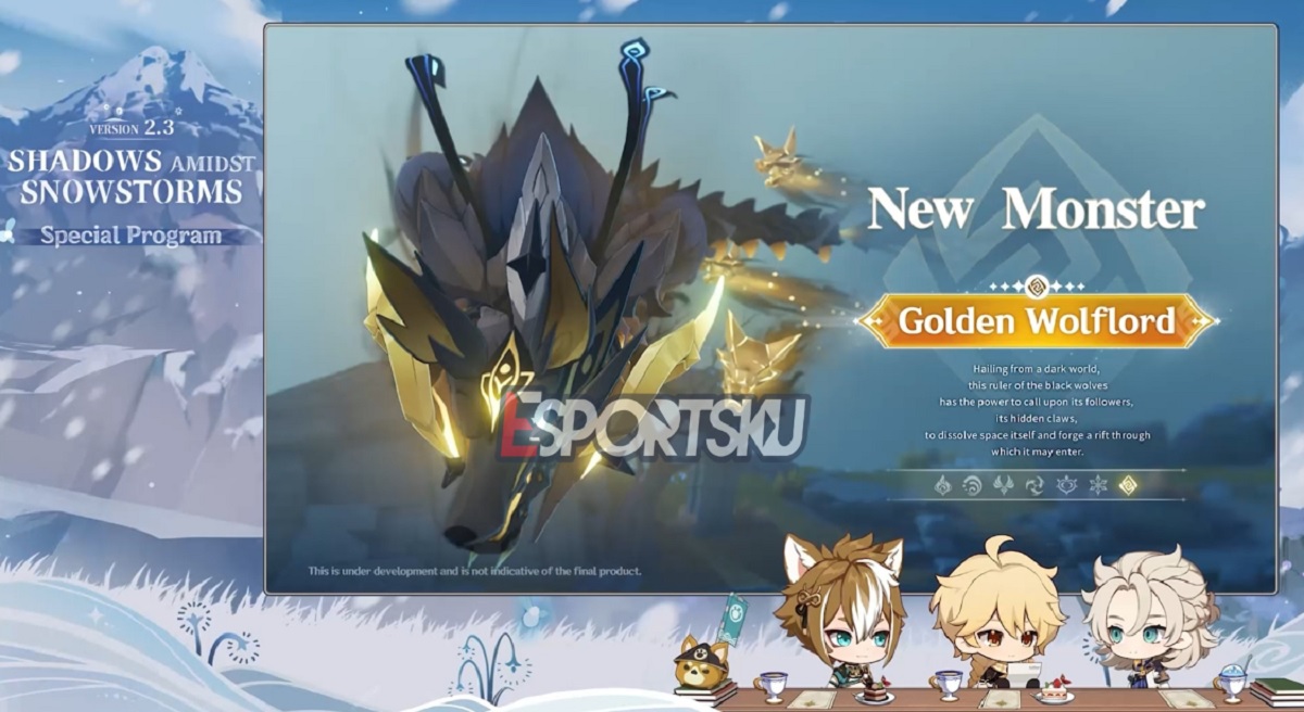 Penjelasan World Boss Golden Wolflord Genshin Impact – Esportsku