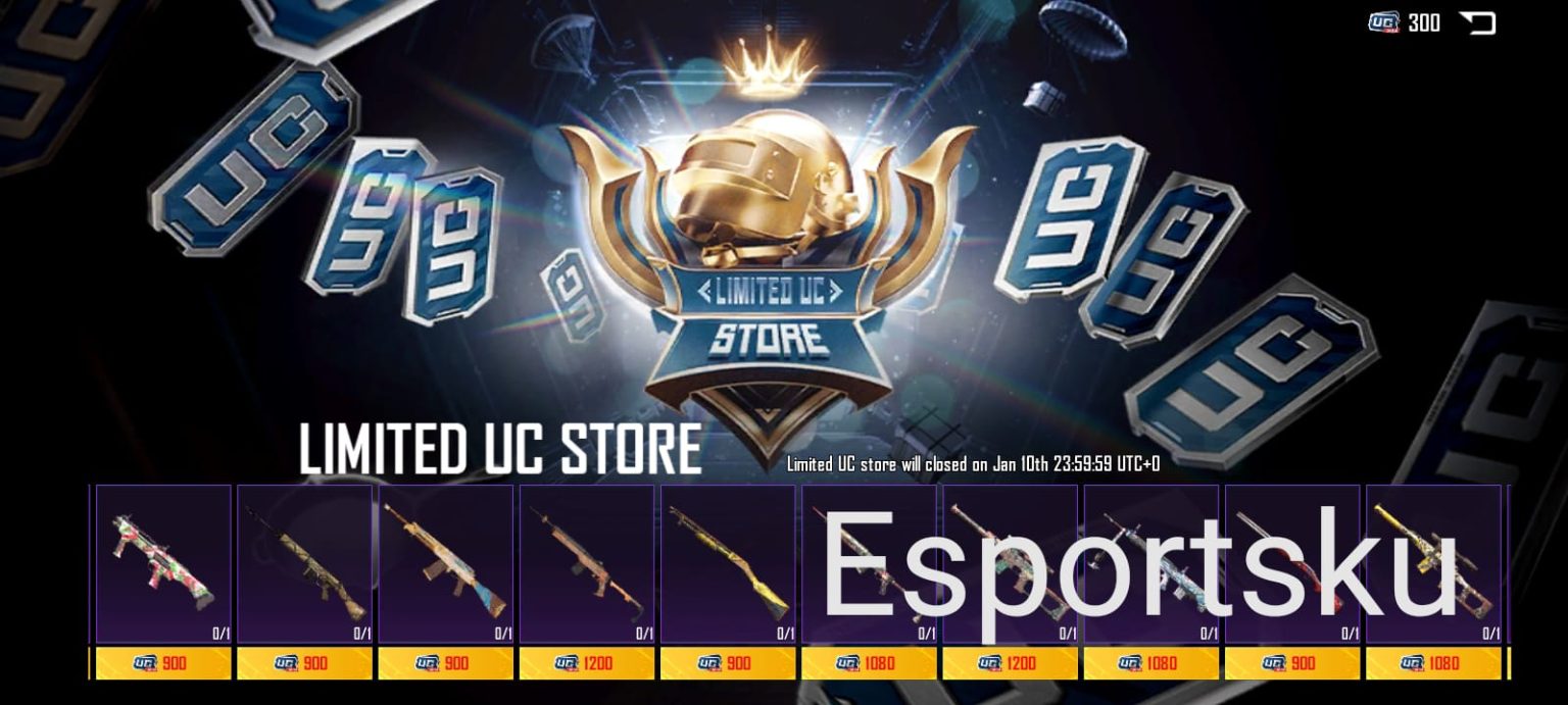 Event Limited UC Store Hadirkan Beragam Hadiah dengan UC Gratis di PUBG Mobile – Esportsku