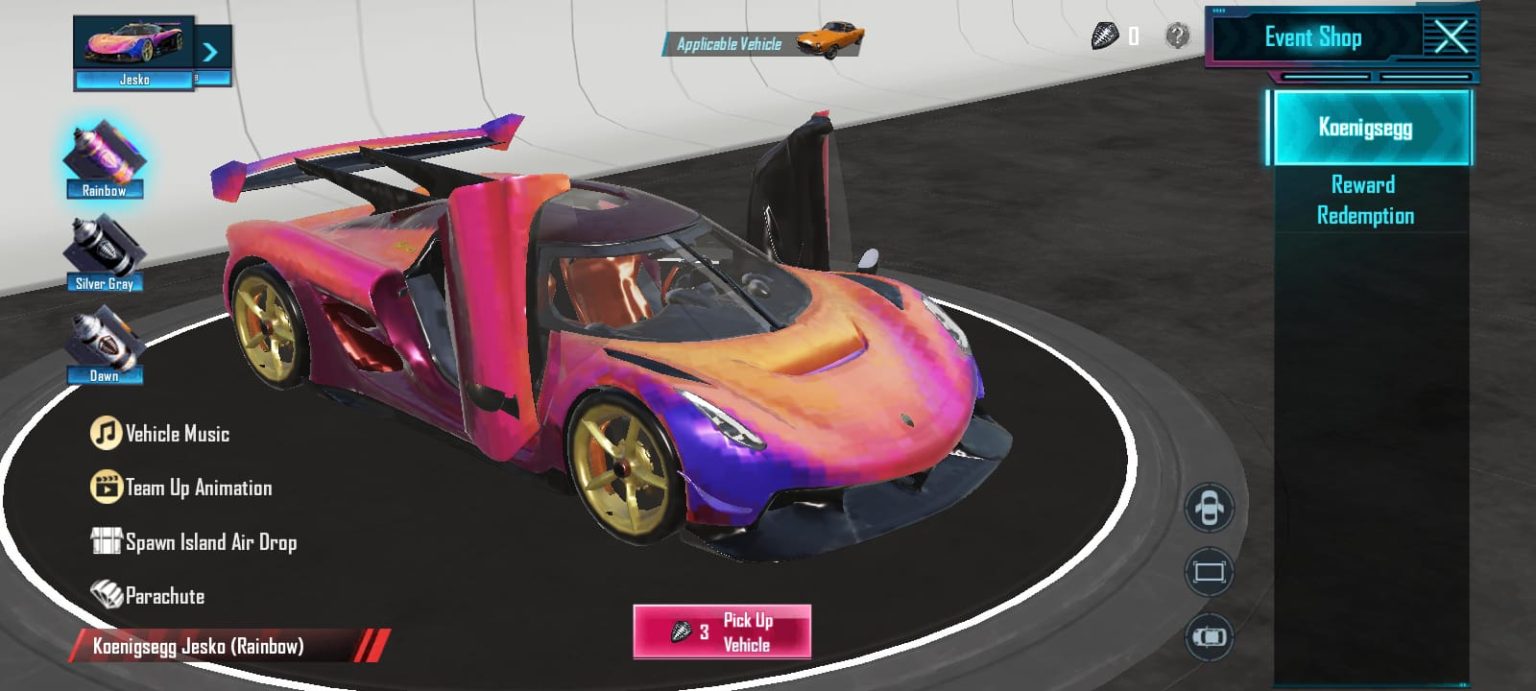 Kolaborasi Koenigsegg Hadirkan 6 Skin Mobil di PUBG Mobile, Inilah ...