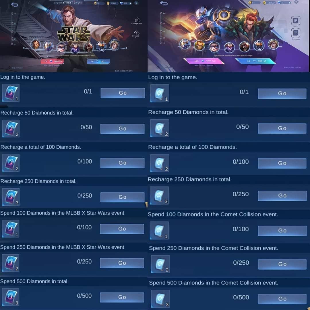 Cara Dapat 30 Ticket Star Wars Mobile Legends (ML) – Esportsku