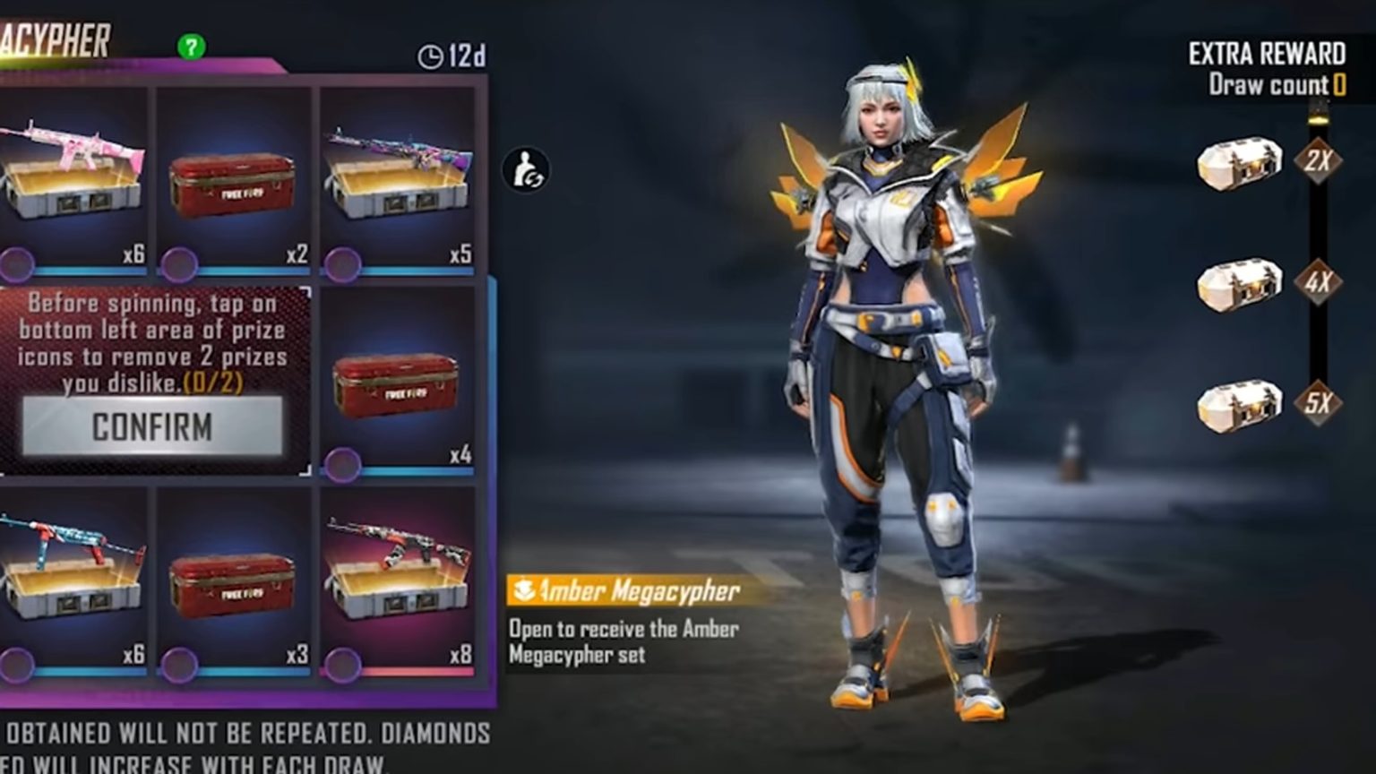 Harga Bundle Amber Megacypher Mythic Free Fire (FF) – Esportsku