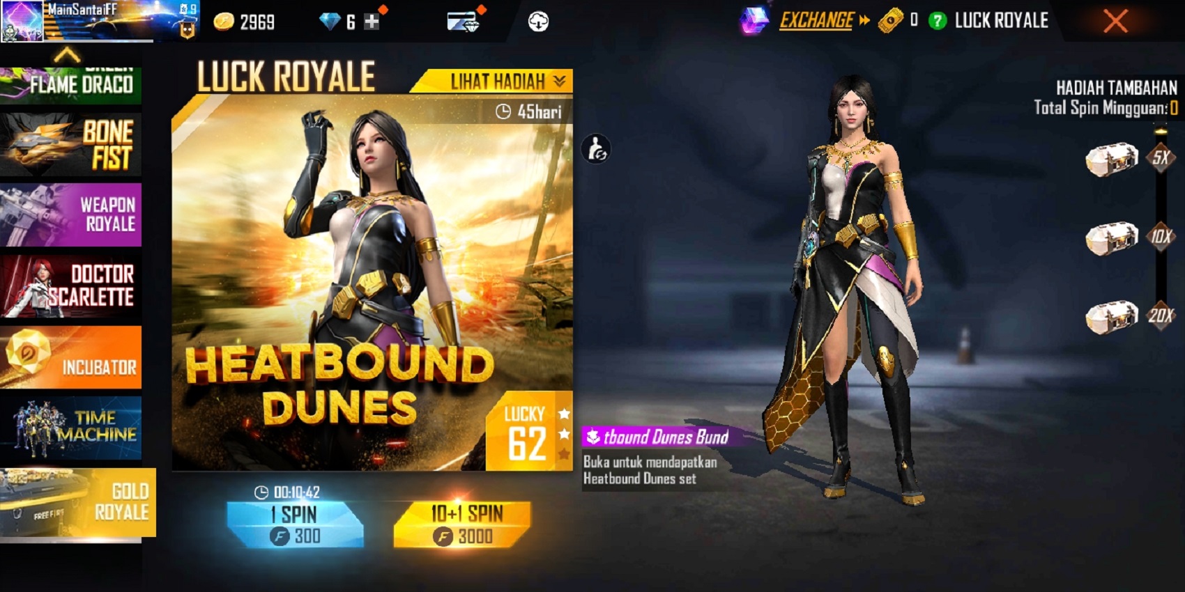 Cara Mendapatkan Bundle Heatbound Dunes Free Fire (FF) – Esportsku