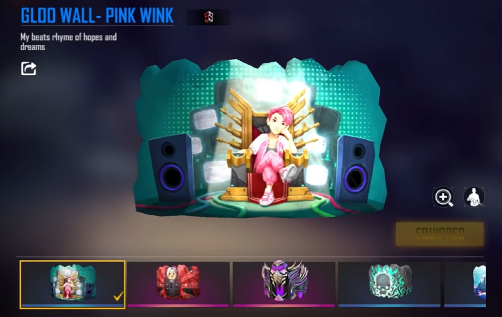 Bocoran Skin Gloo Wall Pink Wink Free Fire (FF) – Esportsku