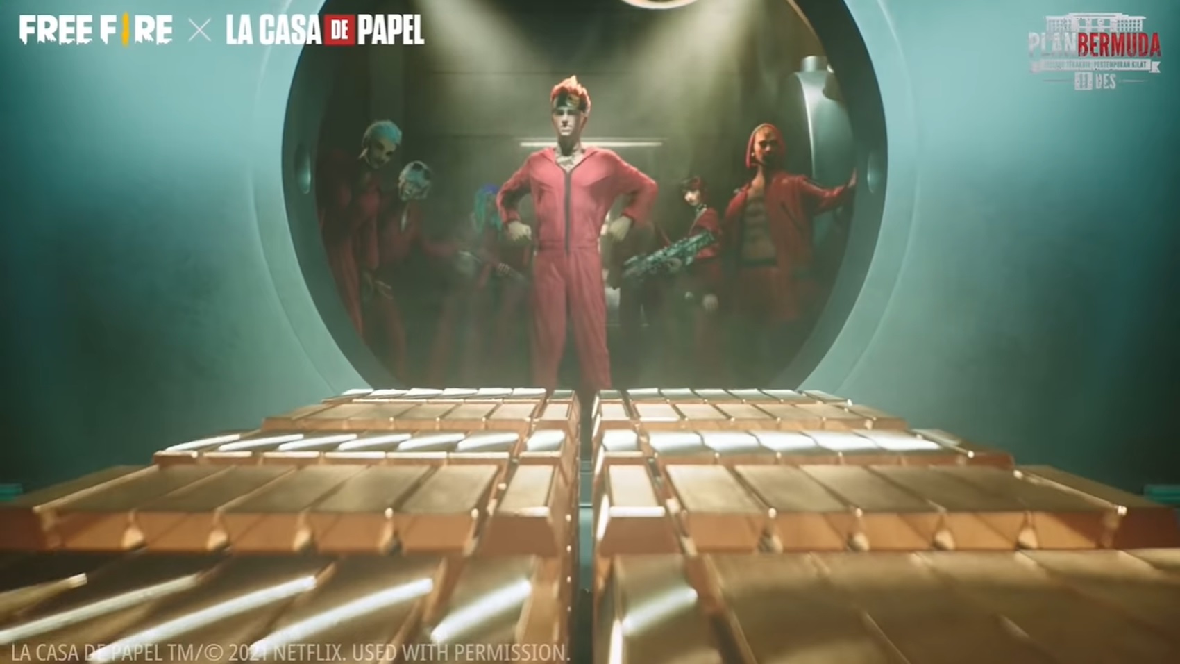 Tiket Royale Money Heist Free Fire (FF) Gratis – Esportsku