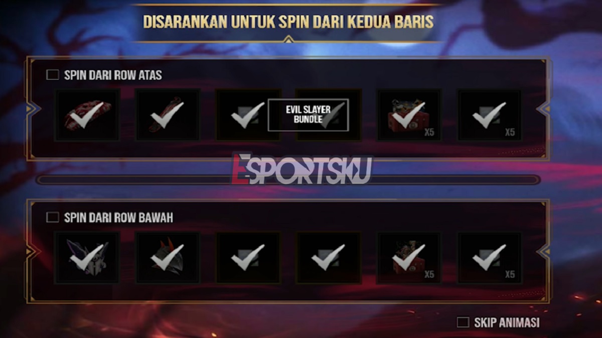 Cara Mendapatkan Bundle Evil Slayer Free Fire (FF) – Esportsku