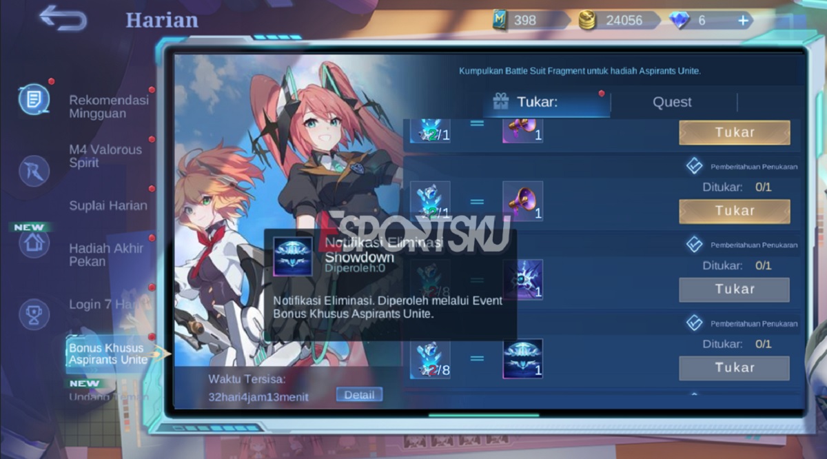 Cara Mendapatkan Notifikasi Showdown Mobile Legends (ML) – Esportsku