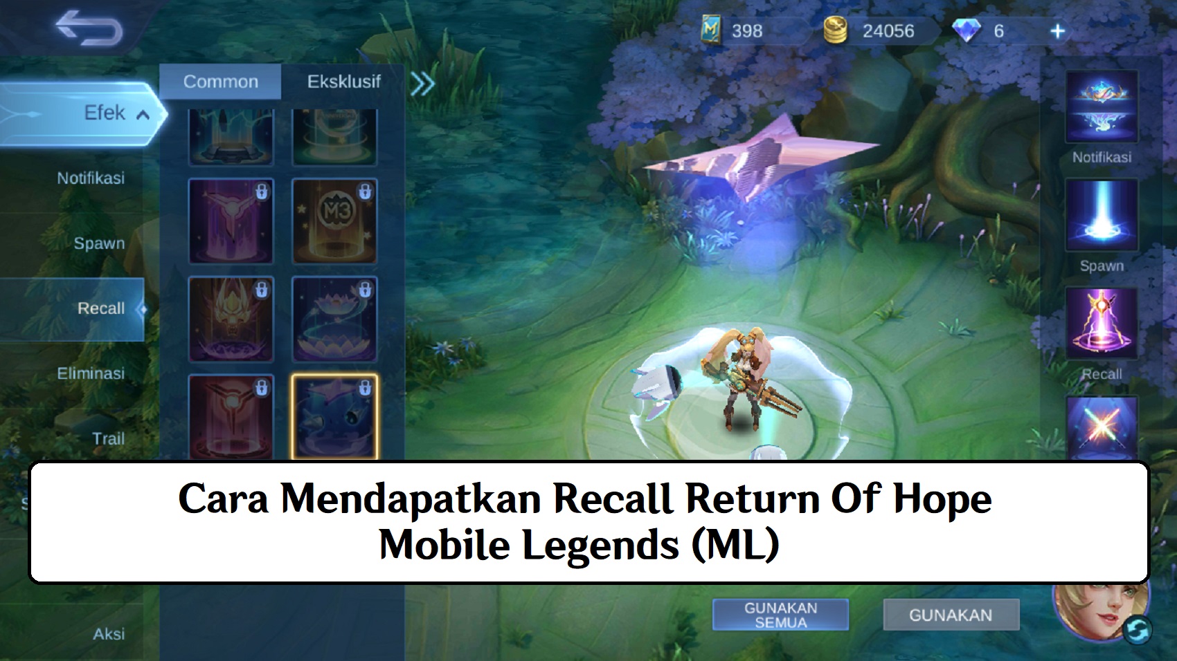 Cara Mendapatkan Recall Return Of Hope Mobile Legends (ML) – Esportsku