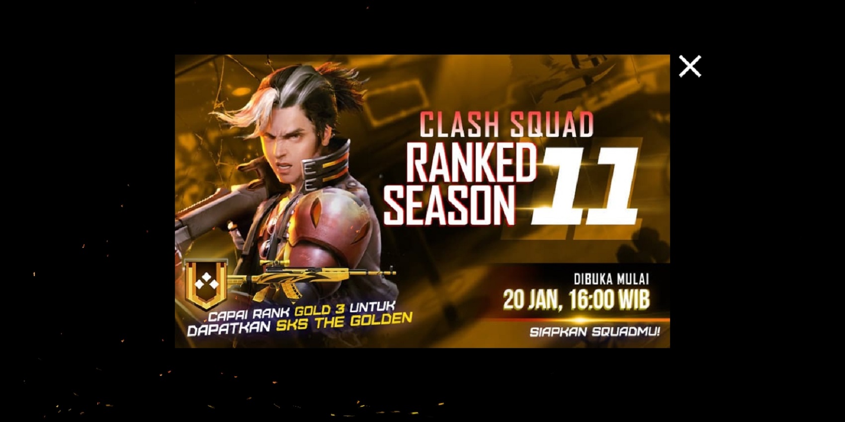 Clash Squad Season 11 Free Fire (FF) Telah Dibuka – Esportsku