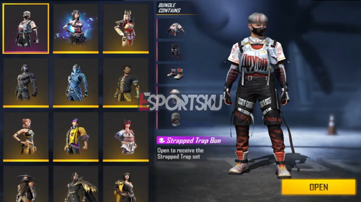 Bocoran Bundle Strapped Trap Free Fire (FF) – Esportsku