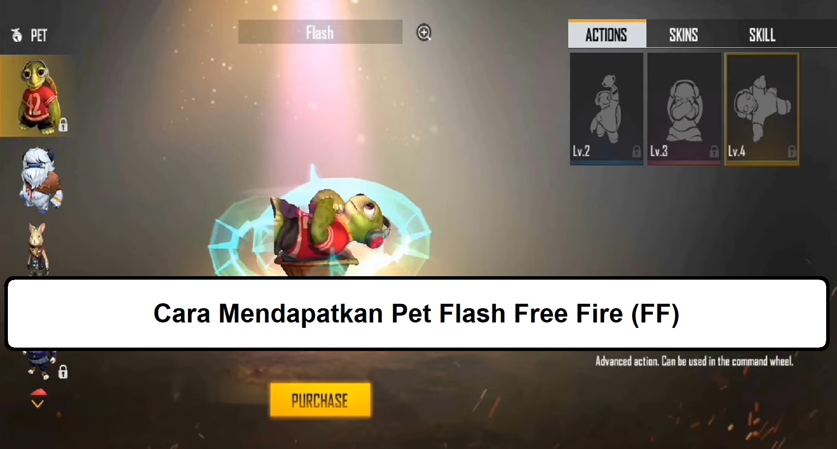 Cara Mendapatkan Pet Flash Free Fire (FF) – Esportsku