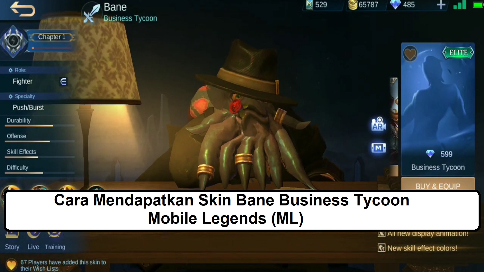 Cara Mendapatkan Skin Bane Business Tycoon Mobile Legends (ML) – Esportsku