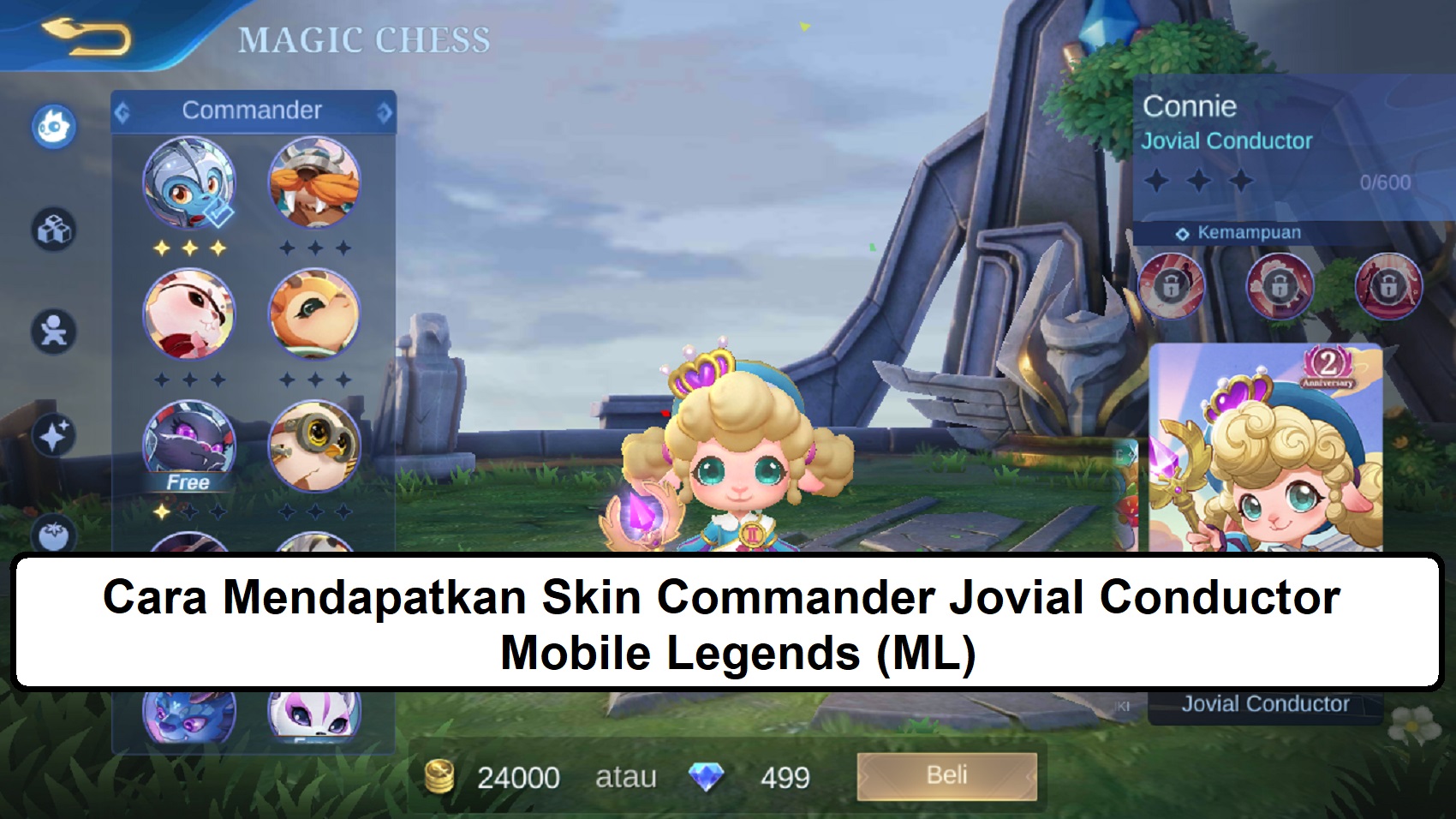 Cara Mendapatkan Skin Commander Jovial Conductor Mobile Legends (ML ...
