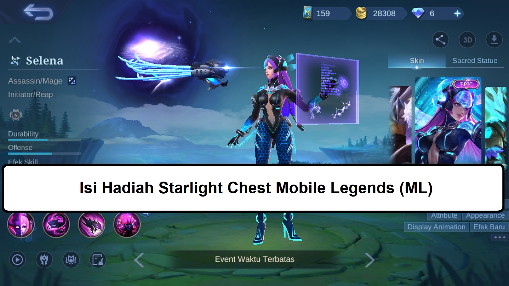 Isi Hadiah Starlight Chest Mobile Legends (ML) – Esportsku