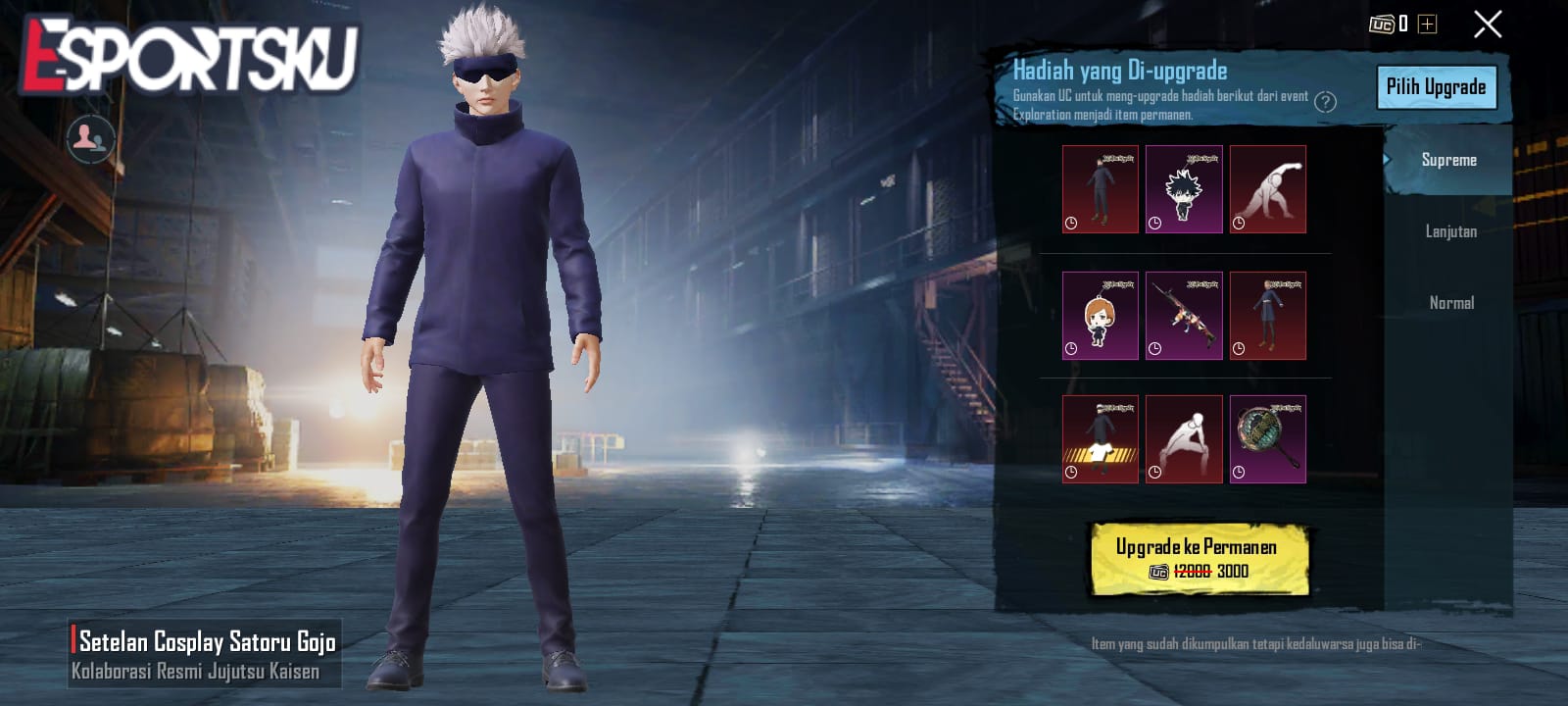 Cara Mendapatkan Bundle Jujutsu Kaisen di PUBG Mobile secara Permanen ...